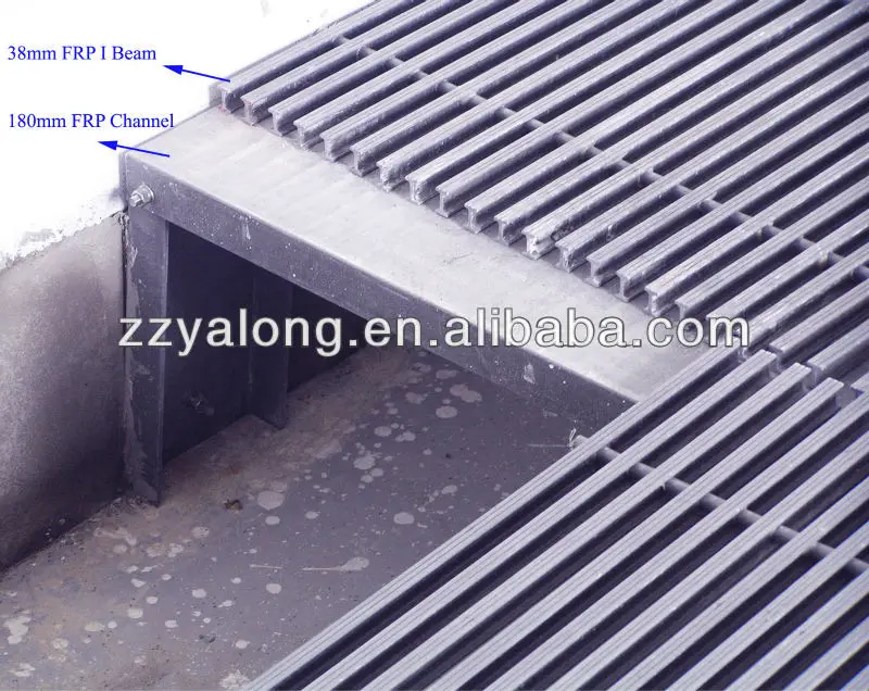 Pultruded Fiberglass Grating For Electric Substation Floor And Walkway ...