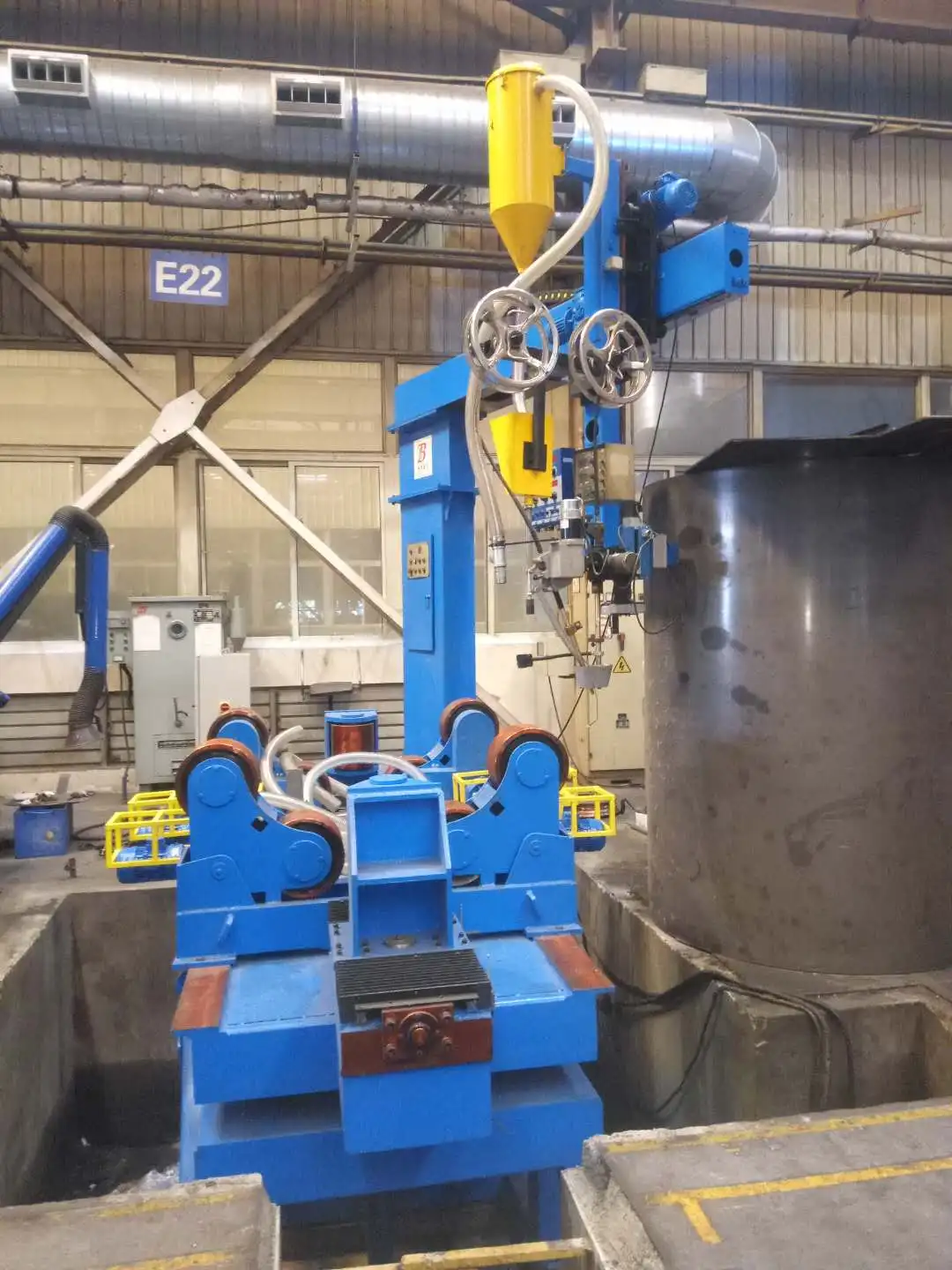 Tilt Rotator Column Boom Dual Submerged Arc Welding Head Saw Road ...