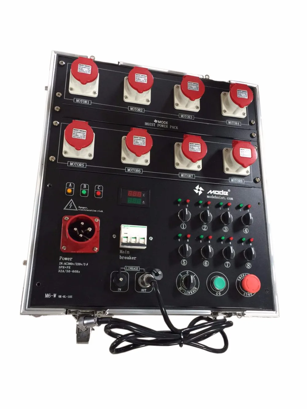 MODE Controller China 8 Ways Flight Case Stage Chain Hoist Motor ...
