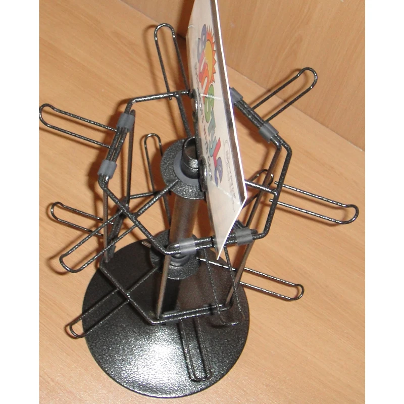 Table Top Standing Iron Wire Prongs Ornaments Hanging Rack