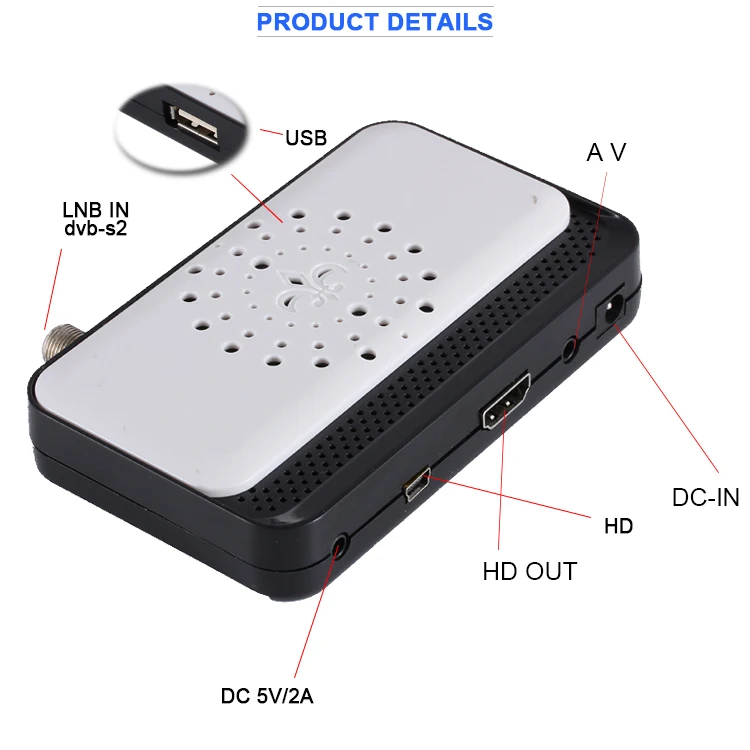 China Supplier DVB S2 Mini Full hd Satellite Receiver with Powerful ...