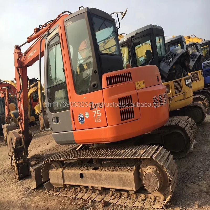 Used Japan Excavator Hitachi ZX75 /Used Hitachi Mini Digger ZX75 /SMALL ...