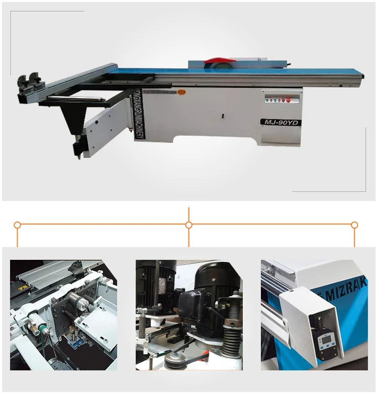 Precision Wood Cutting Sliding Table Saw Machine - Buy Cutting Wood ...