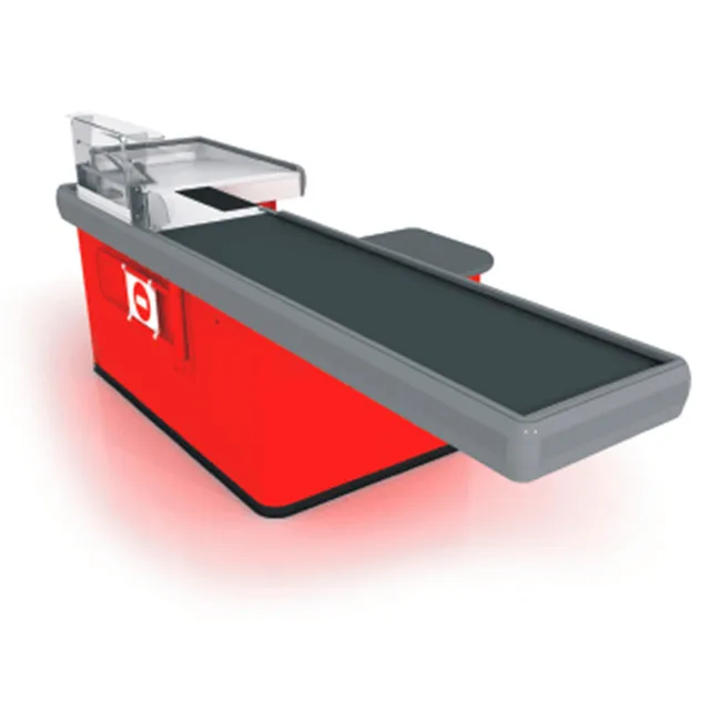 Fast Auto Cashier Counter - Stainless Steel Electric Checkout with 1m ...