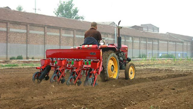 6 Row Pneumatic Seeder Machine Corn Seed Planter With Fertilizer - Buy ...