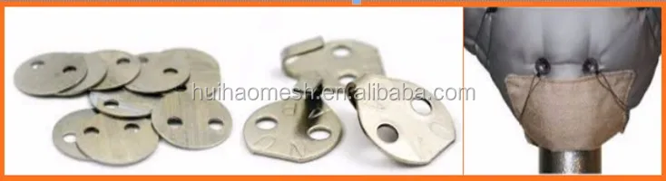 Stainless Steel Lacing Hook Washers With Two Holes For Fixing Lacing ...
