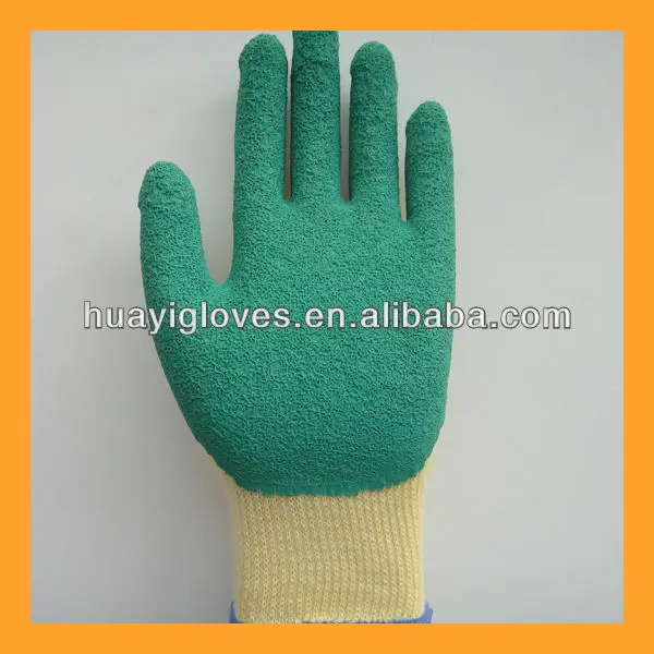 Latex Palm Dipped Protective Safety Work Garbage Gloves