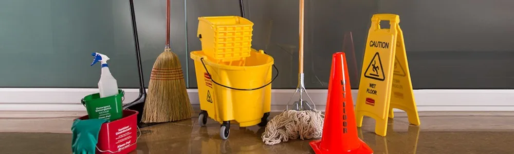 Color Coded Dual Mop Bucket With Wringer For Floor Cleaning - Buy Mop ...