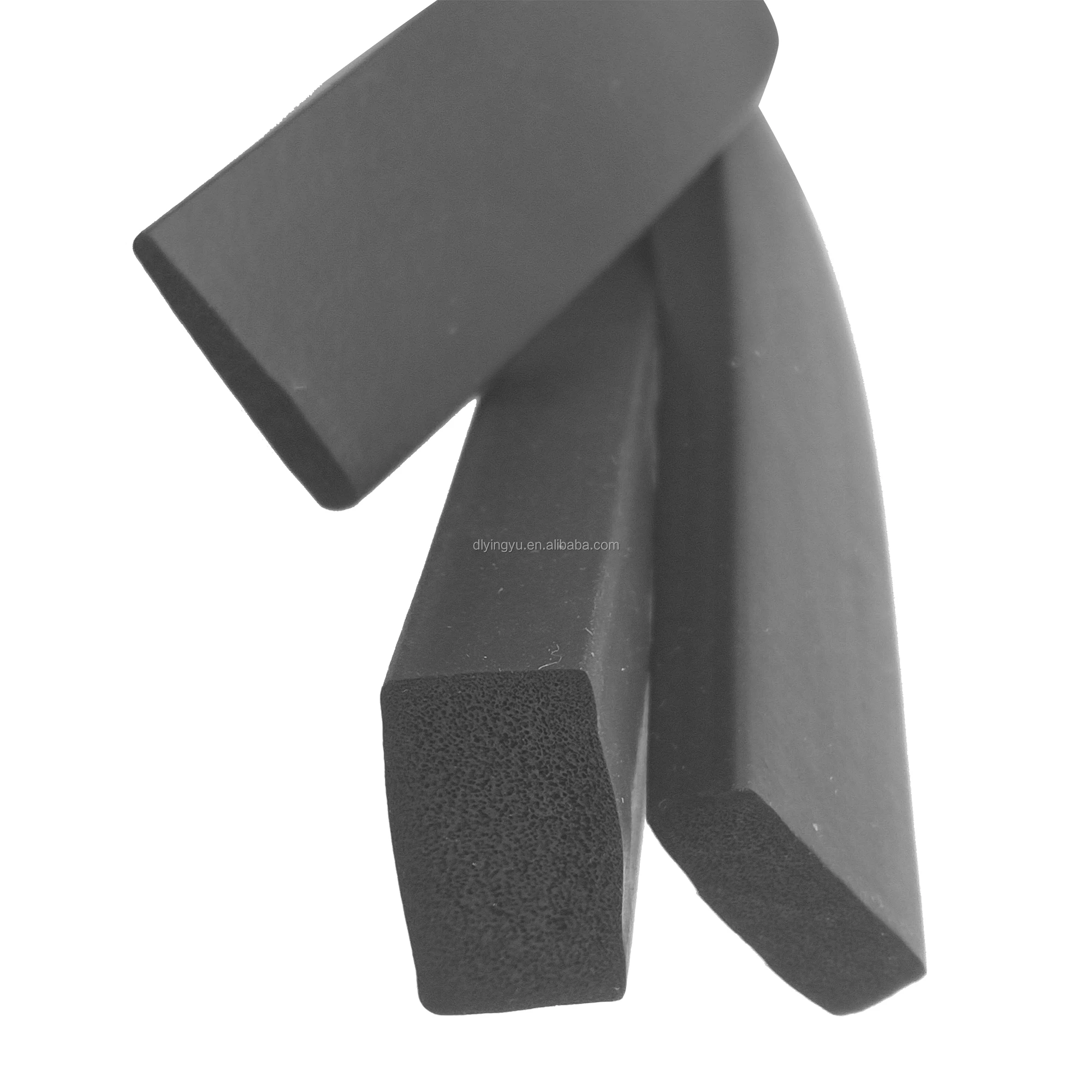 Closed / Open Cell Pvc Pu Neoprene Sbr Pe Epdm Foam Rubber Seal Strip ...