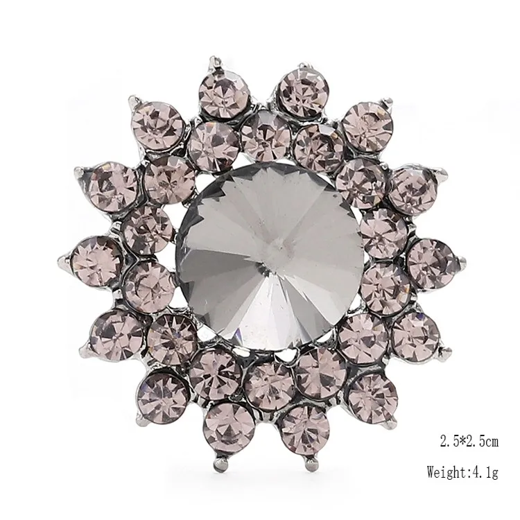 Factory Wholesale Small Clear Rhinestone Buttons Embellishments Metal ...