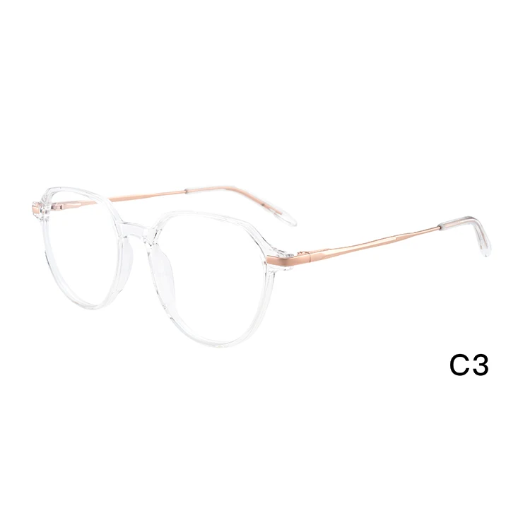 Hot Sale Power Glasses Frame Optical Acetate Mix Metal Combinations ...