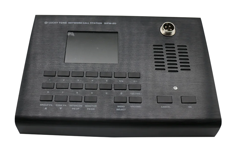 SIPM-20 Professional SIP PA System Call Station Microphone