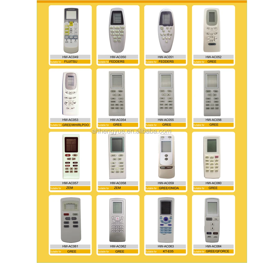 Universal Ac Remote Control For Sanyo Rcs-sh1bg For Galanz Air ...