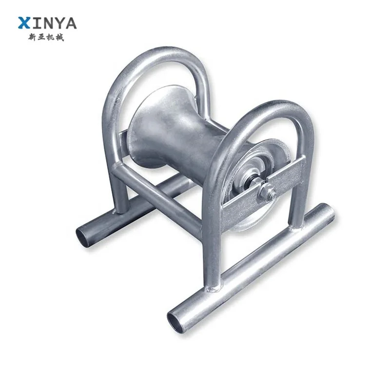 Straight Line Cable Roller Cable Laying Roller With Aluminum Wheel ...