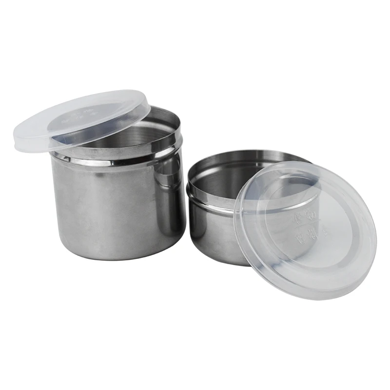 Stainless Steel Dental Cotton Ball Holder Containers For Medical Cotton ...