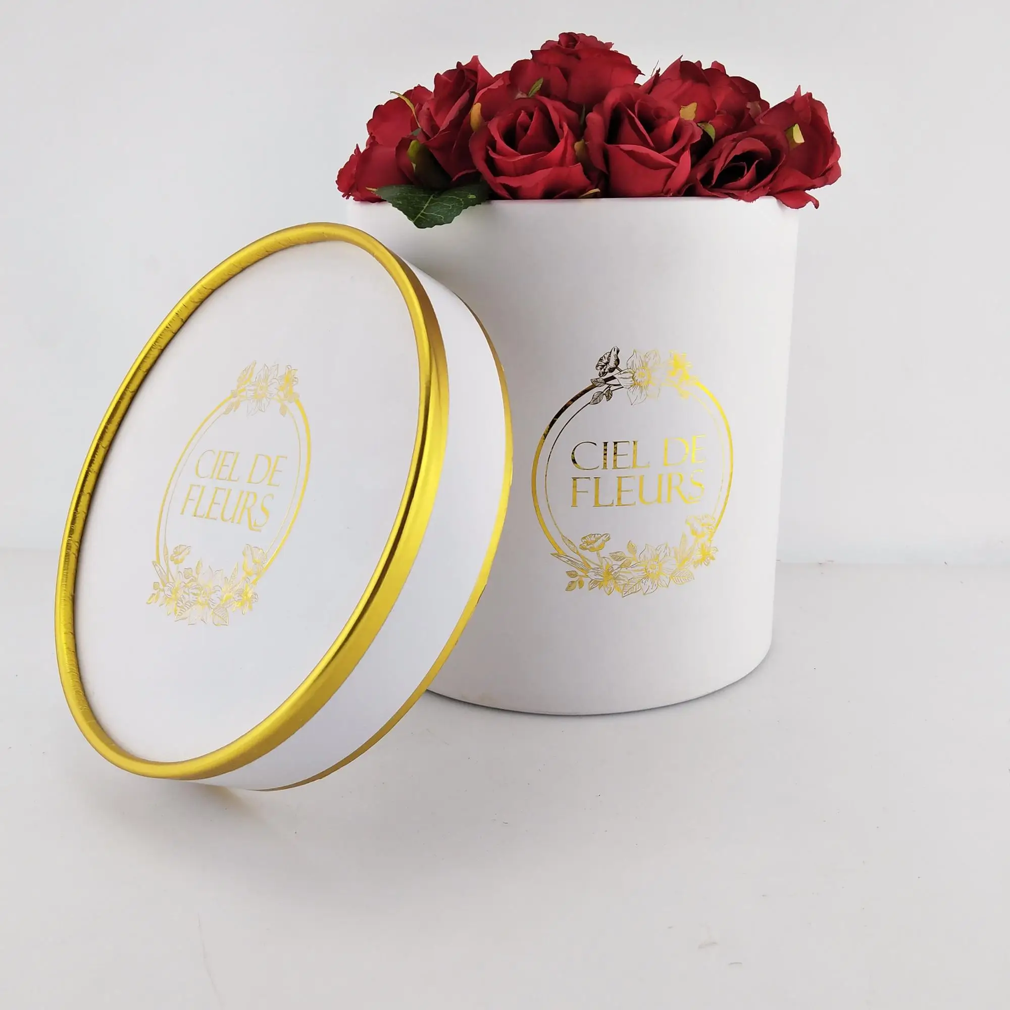 custom printing rectangle cardboard flower box paper gift box - 动态图库网