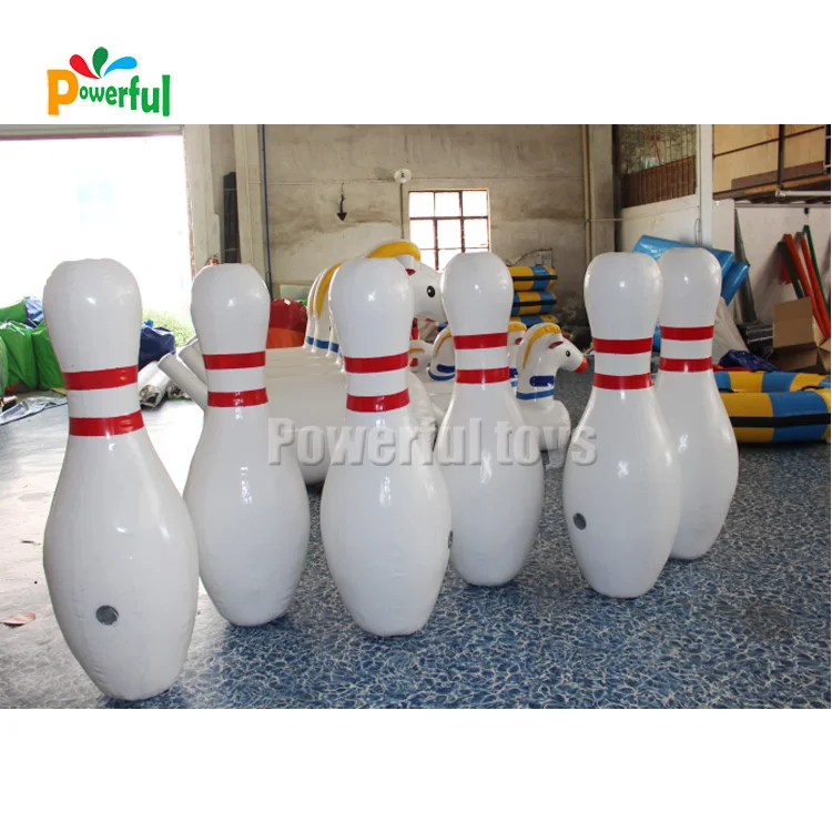 Funny Sports Game - Giant Inflatable Bowling Pins for Water Slide
