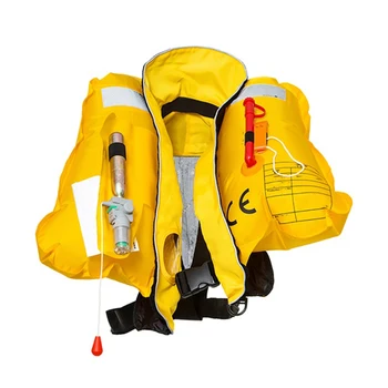 Marine Automatic Inflatable Straight Life Jacket For Adult - Buy ...