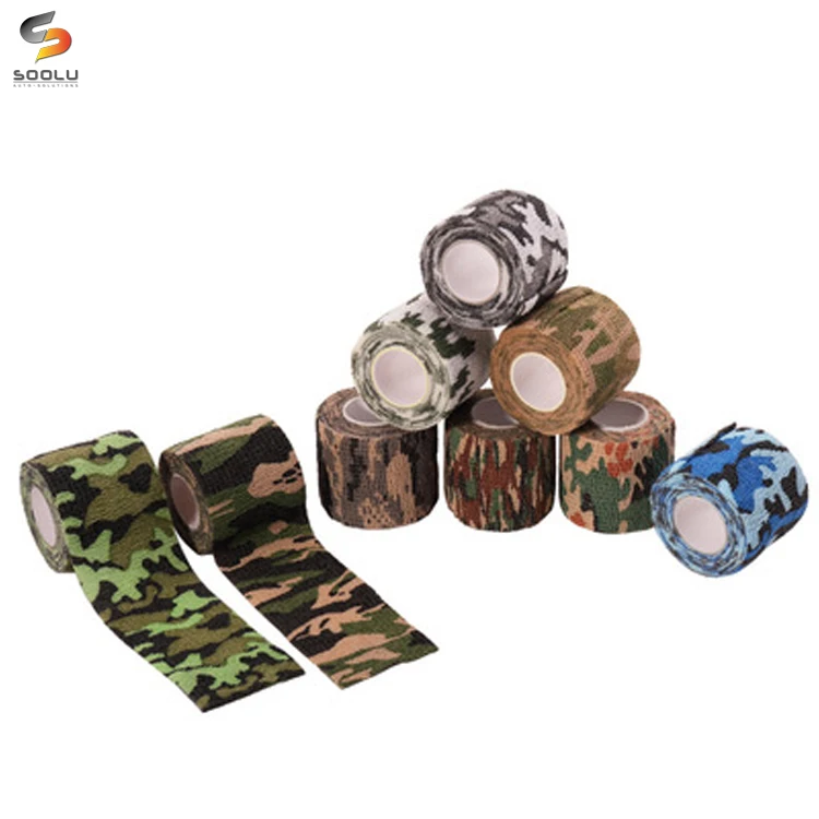 7.5cmx4.5m Army Camo Tape Hunting Shooting Military Elastic Survival ...