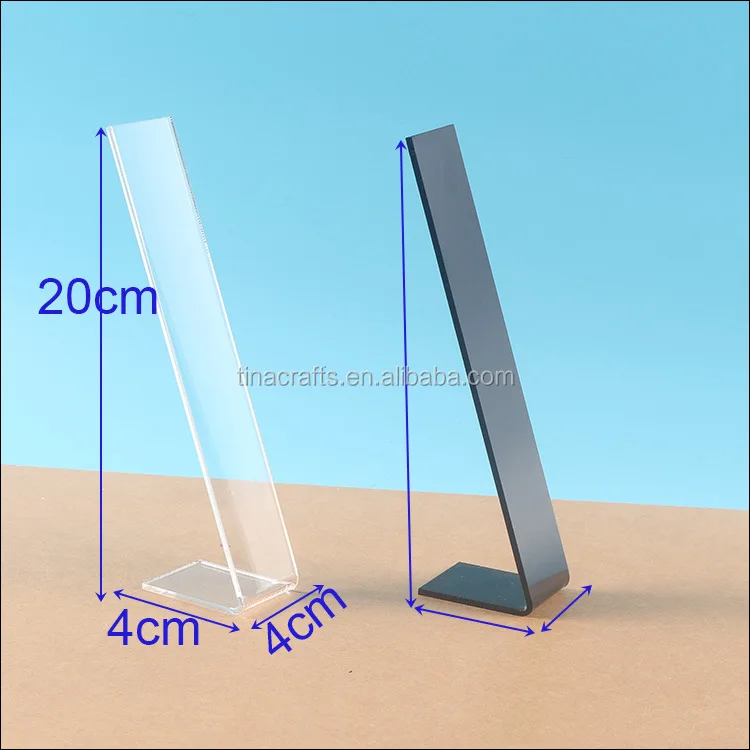 L Shape Black And Clear Acrylic Hairpin Display Stands - Buy L Shape ...