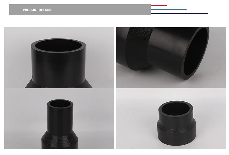Socket Polyethylene Fitting PE PEHD Geothermal Pipe Fittings Reducer