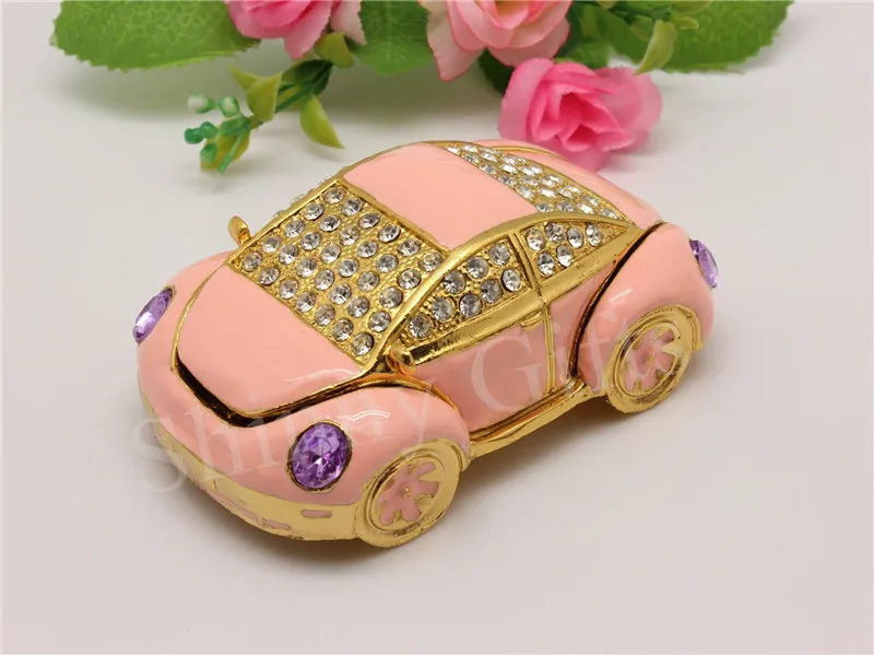 Enamel Metal Car Trinket Box Car Decorative Gift Box - Buy Empty Gift ...