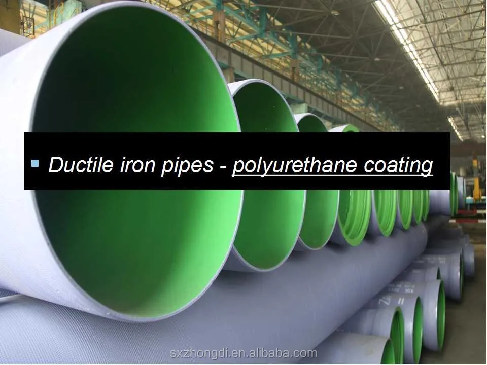 Pu Lined/coated Ductile Iron Pipe - Buy Cement Lined Ductile Iron Pipe ...