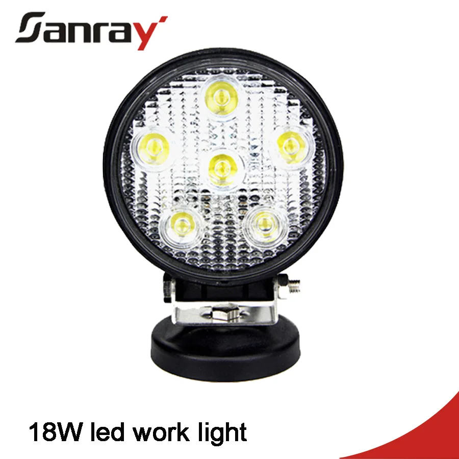 18w Round 4 Inch 12v 24v Automotive Led Work Light - Buy Automotive Led ...