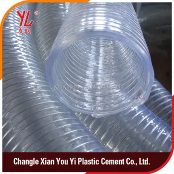 Flexible Pipe 4 Inch Pvc Steel Wire Reinforced Hose - Buy Pvc Steel ...