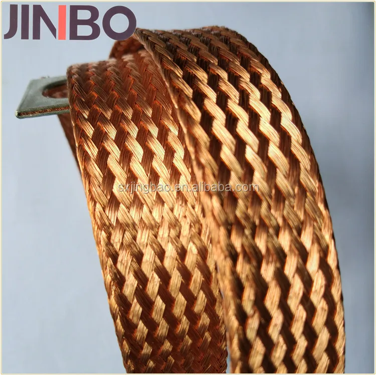 Electrical Ground Earth Strap Flexible Connector Copper Wire Braided ...