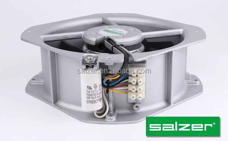Salzer Pd225m-220 Ac Axial Fan Motor Cooling Fans Metal Impeller Ball ...