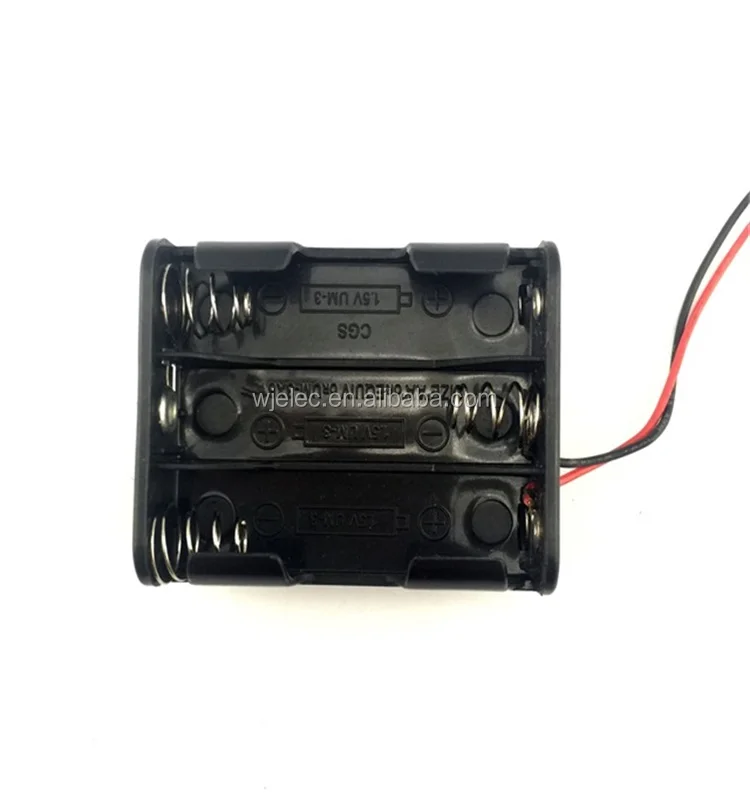 3aaa Battery Holder Case Box With Wire - Buy 3aaa Battery Box aaa ...