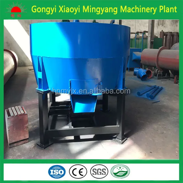 Charcoal Powder Mixer Wheel Mixing Machine for Charcoal Briquette Line ...