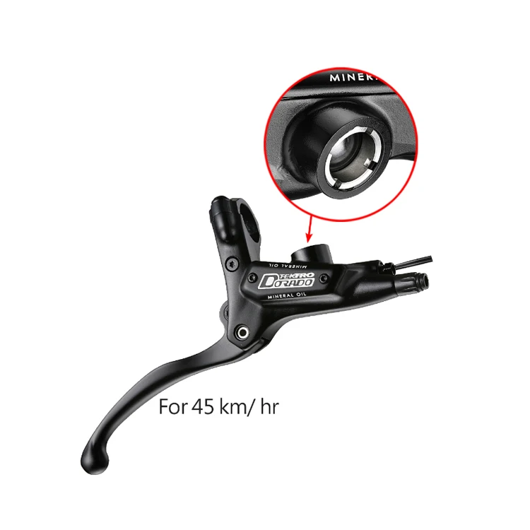 1 Round Tektro Hd-e500 Dics Brake Fit Ebike Brake 2 Piston Hydraulic ...