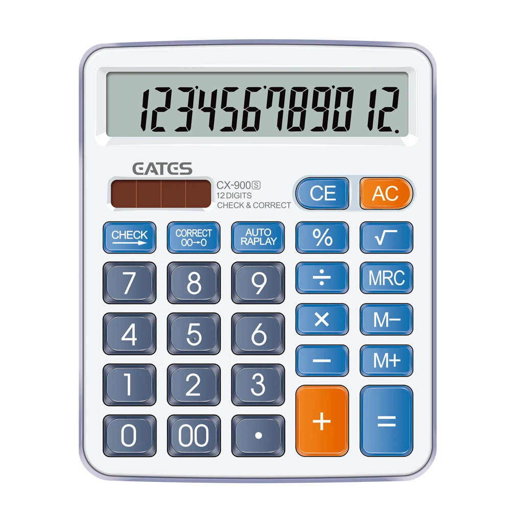 EATES CX-900S 12 Digit Check & Correct Calculator - High Quality