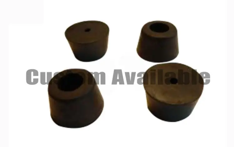 Round Tapered Screwed Threaded Rubber Feet For Electronics Protective ...