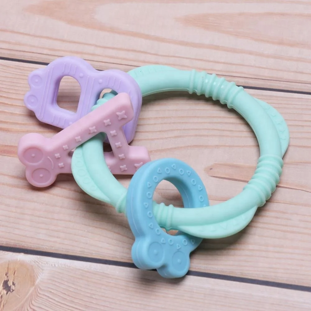 Various Cute Baby Teething Toys,Soft Silicone Natural Bpa Free Duck ...
