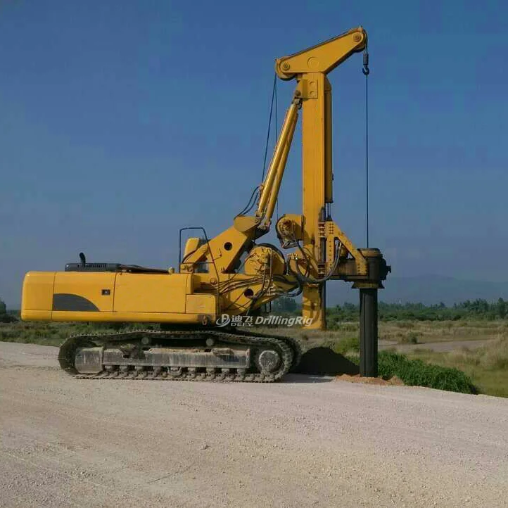Manufacturer 56m Depth Hydraulic Rotary Bored Piling Driver Machine ...