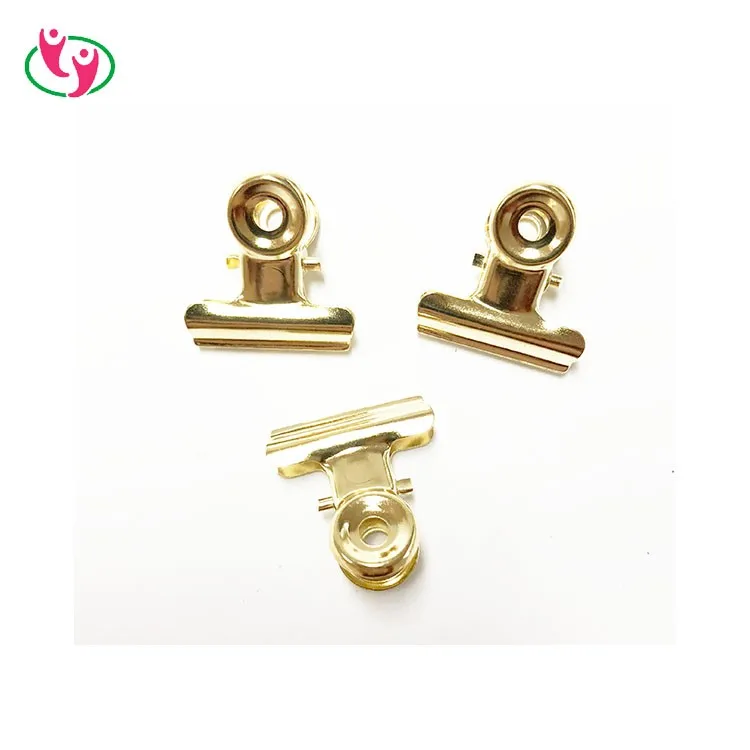 Office Supply 22mm 31mm 38mm 50mm 63mm 75mm Gold Color Round Metal ...