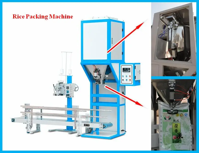Feed Mill Packing Machine Rice Packaging Machine 1kg 5kg 10kg 20kg 25kg ...