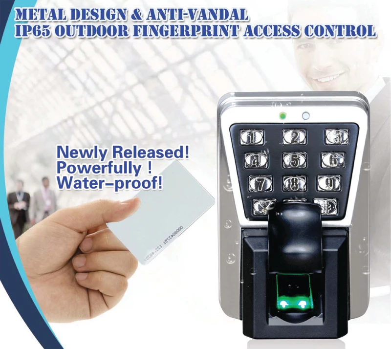 Biometric Fingerprint And Rfid Card Reader Outdoor Access Control ...