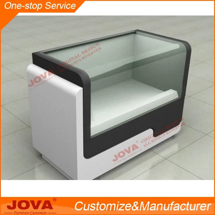 Customized Modern Shop Counter Design for Mobile Display