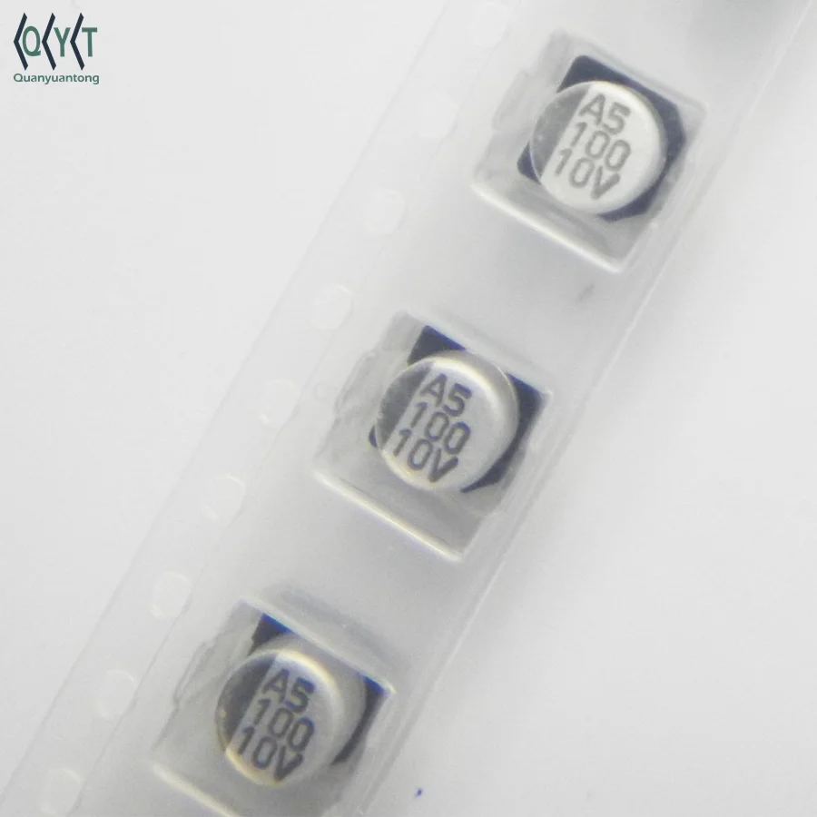 20% 100uf 10v 5x5.3 Smd Aluminum Electrolytic Capacitor - Buy 100uf 10v ...