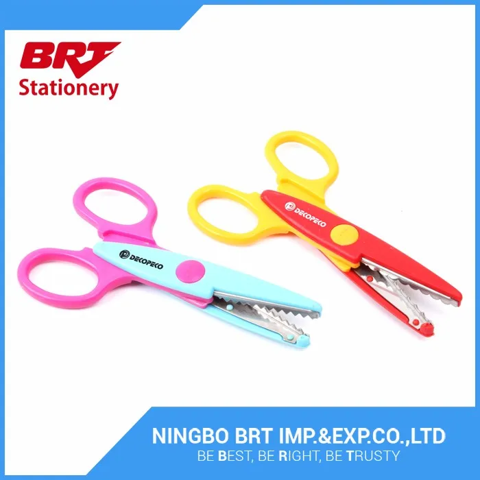 Customized Children Mini Scissors Baby Plastic Scissors For Child - Buy ...