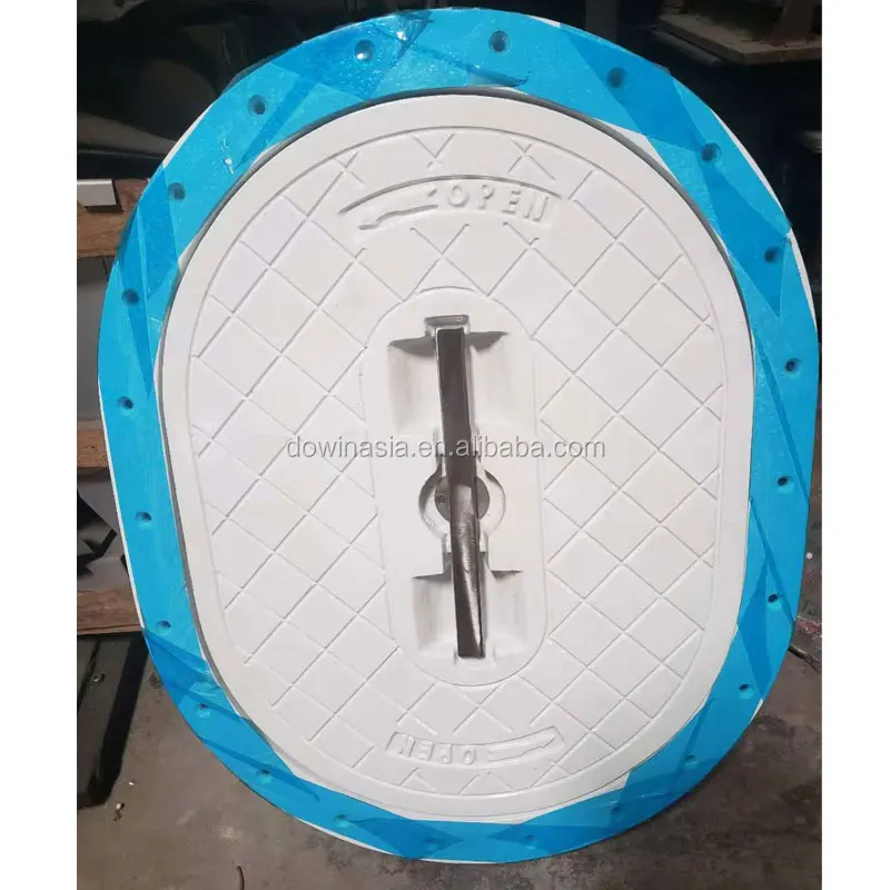 DOWIN Marine Oval Marine Watertight Hatches Marine Aluminum Deck Hatch ...