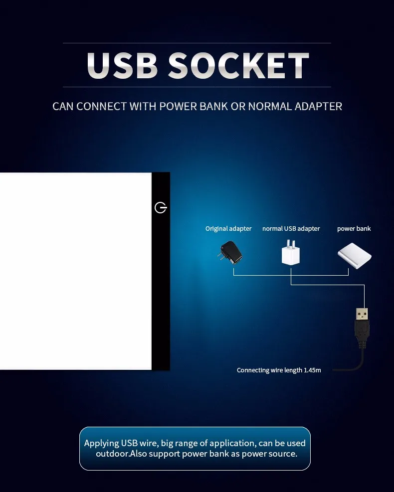 A4 Tracing Board Light Table Usb Charging Tracing Led Drawing Pad ...