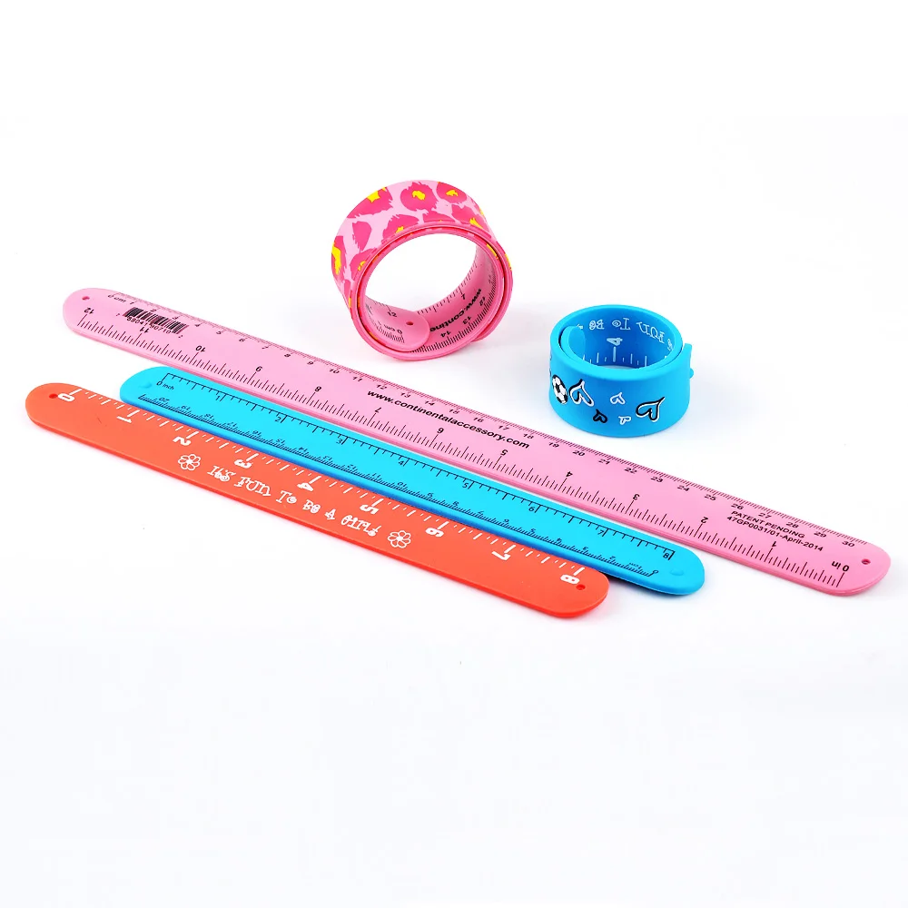 Wholesale Cheap Kids Toys Silicone Slap Ruler Bracelets Custom Slap ...