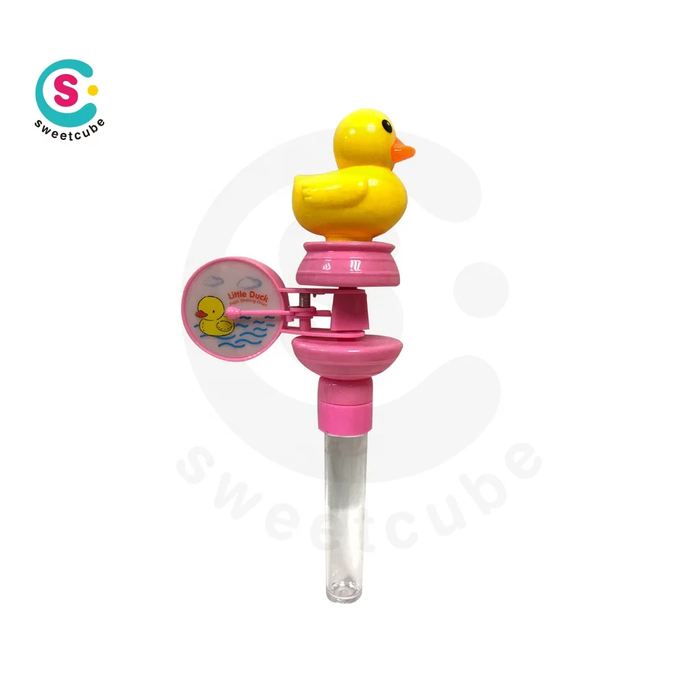 Duck Flash Shaking Drum Duck Toys Candy with Lighting