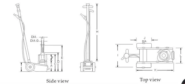 22t Air Over Hydraulic Jack - Buy 22t Air Over Hydraulic Jack ...