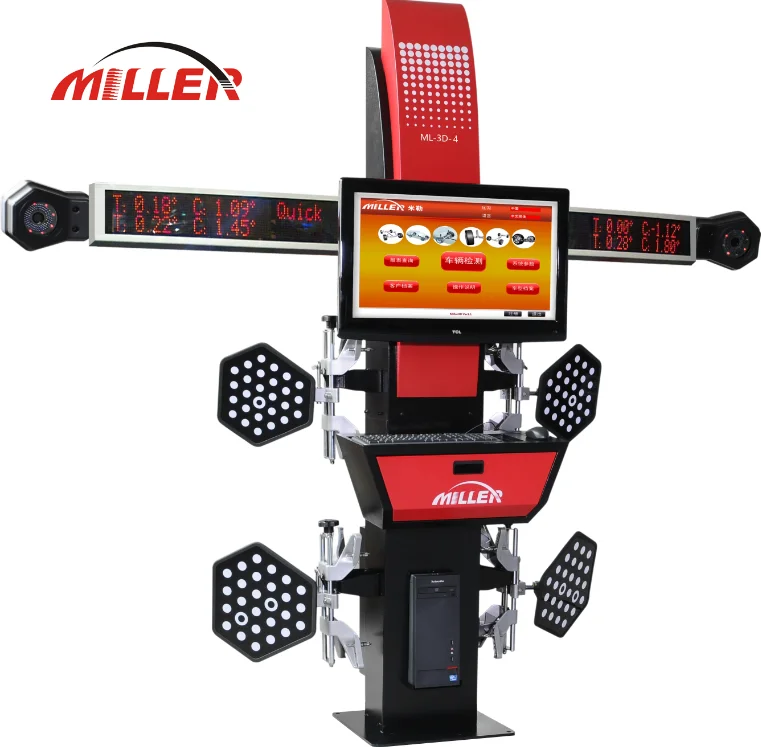 3d Wheel Aligner Ml-3d-4 With Led Shows Function Wheel Alignment System ...